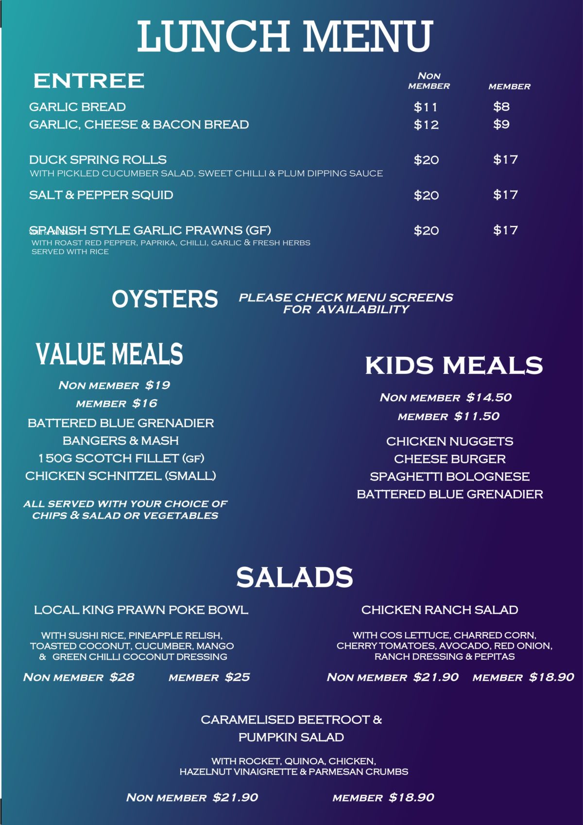 Dining - Club Narooma & Club Dalmeny